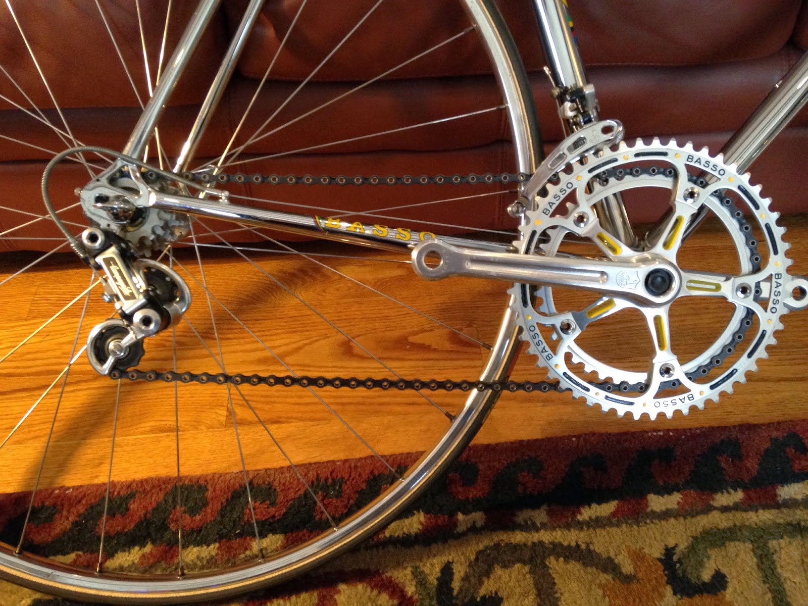 Velo Classics: Basso Gap 1981 - All Chrome, Fully Pantographed Weight ...